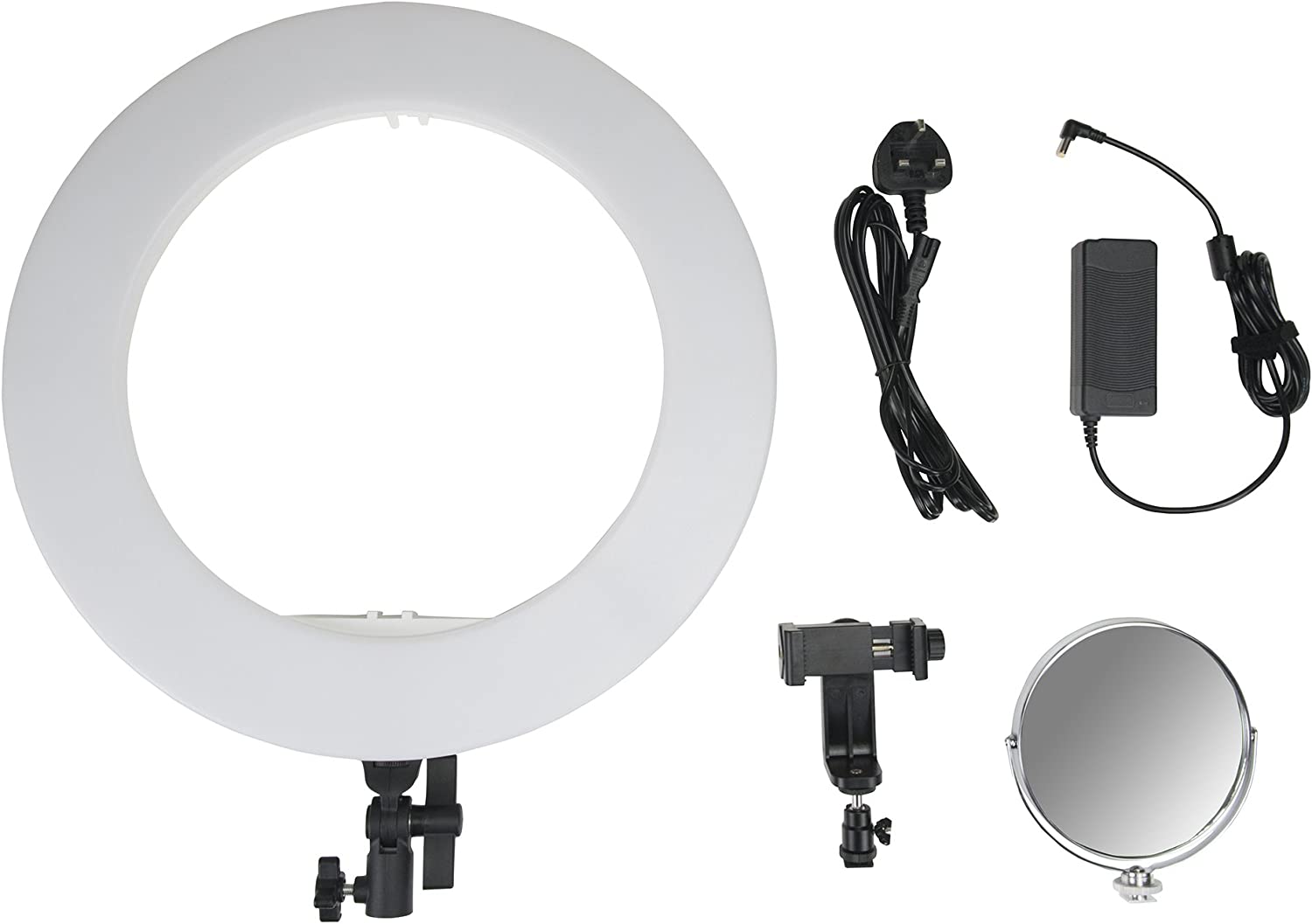 INTERFIT 46cm dagslys LED Ring Light komplet med tilbehør